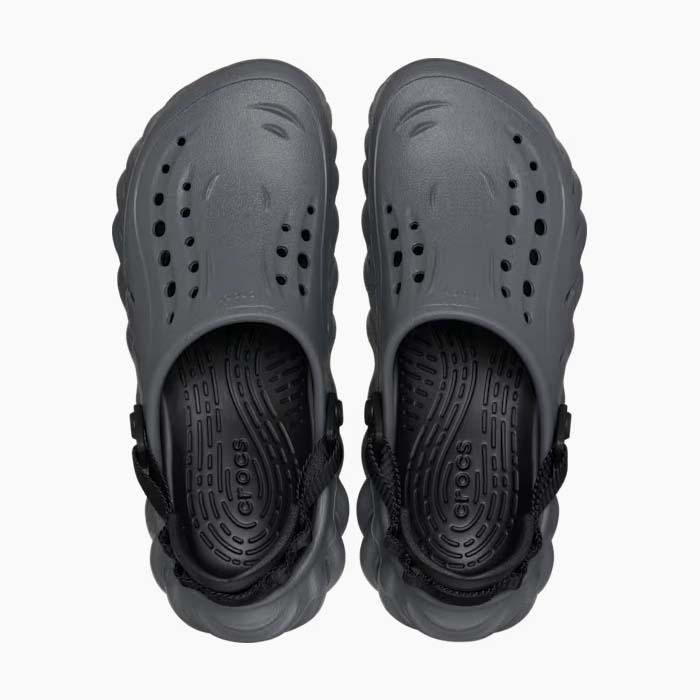crocs（クロックス） 毎日発送 サンダル メンズ レディース エコークロッグ CROCS ECHO CLOG SLATE GREY ...