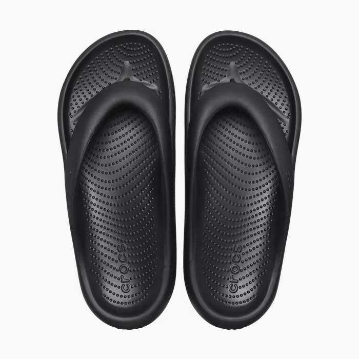 crocs クロックス メロウ リカバリー フリップ CROCS MELLOW RECOVERY FLIP BLACK 208437 001 ...