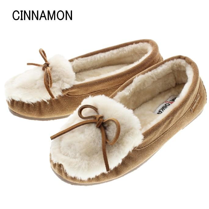 Minnetonka（ミネトンカ） 交換送料片道無料 モカシン キーラ スリッパー KYLAH SLIPPER 40694 40697 ...