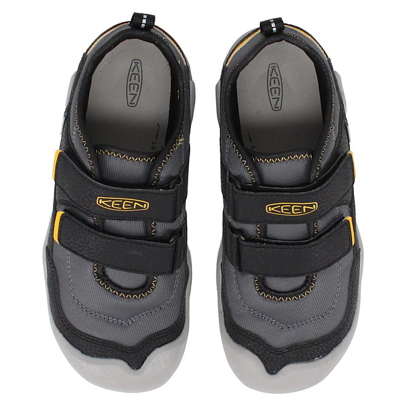 KEEN（キーン） 交換送料片道無料 子供 スニーカー ノッチ ホロウ DS KNOTCH HOLLOW DS (YOUTH) ブラック ...