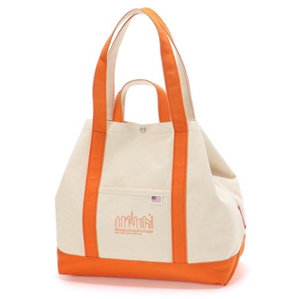 マンハッタンポーテージ ストーニー ポイント トート バッグ キャンバス ライト 22 1375-CV-L-22 NTL/NVY(ナチュラル ...