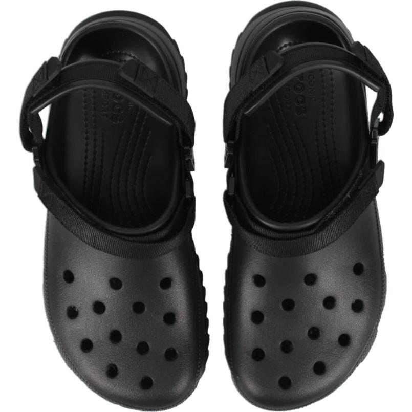crocs 交換送料片道無料 クロックス サンダル クラシック ハイカー クロッグ CLASSIC HIKER CLOG ブラック/ブラック ...