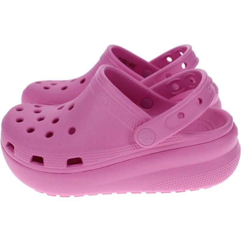crocs 交換送料片道無料 子供 クロックス サンダル キッズ クラシック キューティー クロッグ タフィーピンク 207708 6SW ...