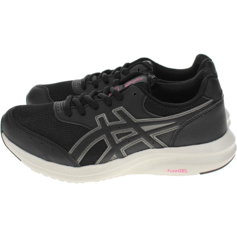 ASICS 交換送料片道無料 アシックス ウォーキングシューズ ゲル ファンウォーカー W054 GEL-FUNWALKER ブラック ...