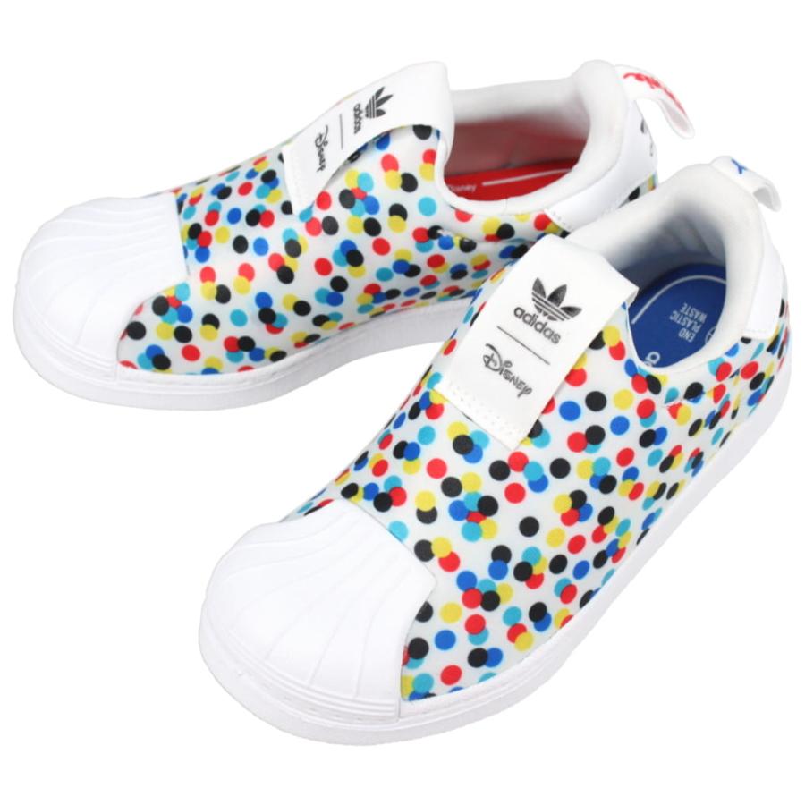 adidas 交換送料片道無料 子供 アディダス スニーカー スーパースター 360 C SST フットウェアホワイト/コアブラック/ビビッド ...