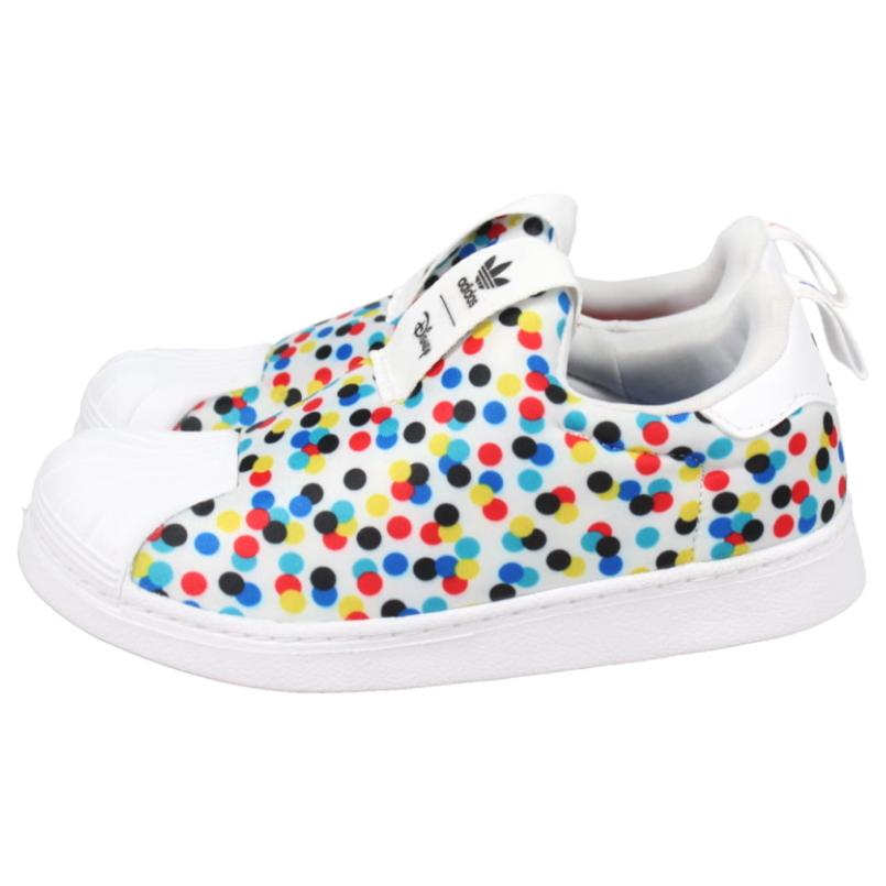 adidas 交換送料片道無料 子供 アディダス スニーカー スーパースター 360 C SST フットウェアホワイト/コアブラック/ビビッド ...