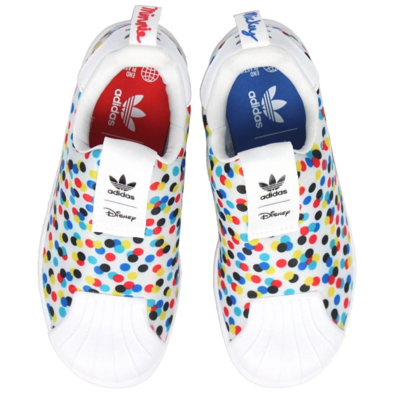 adidas 交換送料片道無料 子供 アディダス スニーカー スーパースター 360 C SST フットウェアホワイト/コアブラック/ビビッド ...