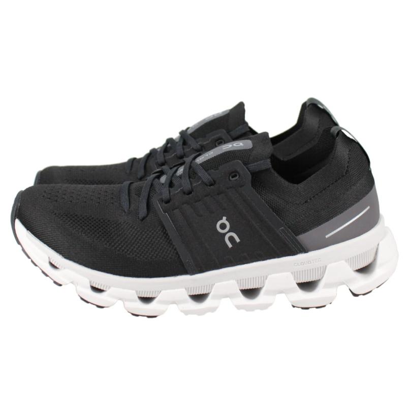 On（オン） 交換送料片道無料 メンズ ランニングシューズ クラウドスイフト 3 Cloudswift 3 オールブラック ...