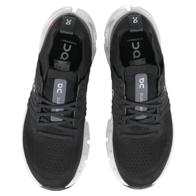 On（オン） 交換送料片道無料 メンズ ランニングシューズ クラウドスイフト 3 Cloudswift 3 オールブラック ...