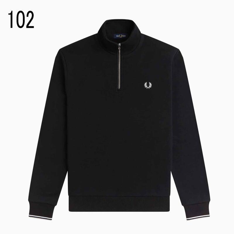 FRED PERRY 交換送料片道無料 フレッドペリー ハーフ ジップ スウェットシャツ Half Zip Sweatshirt M3574 ...