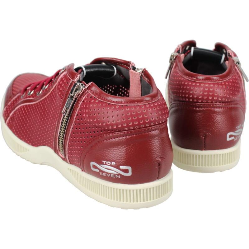 交換送料片道無料 トップセブン TOP SEVEN スニーカー T7-At2103 バーガンディー TOP SEVEN（トップセブン） 交換送料片道無料 スニーカー T7-At2103