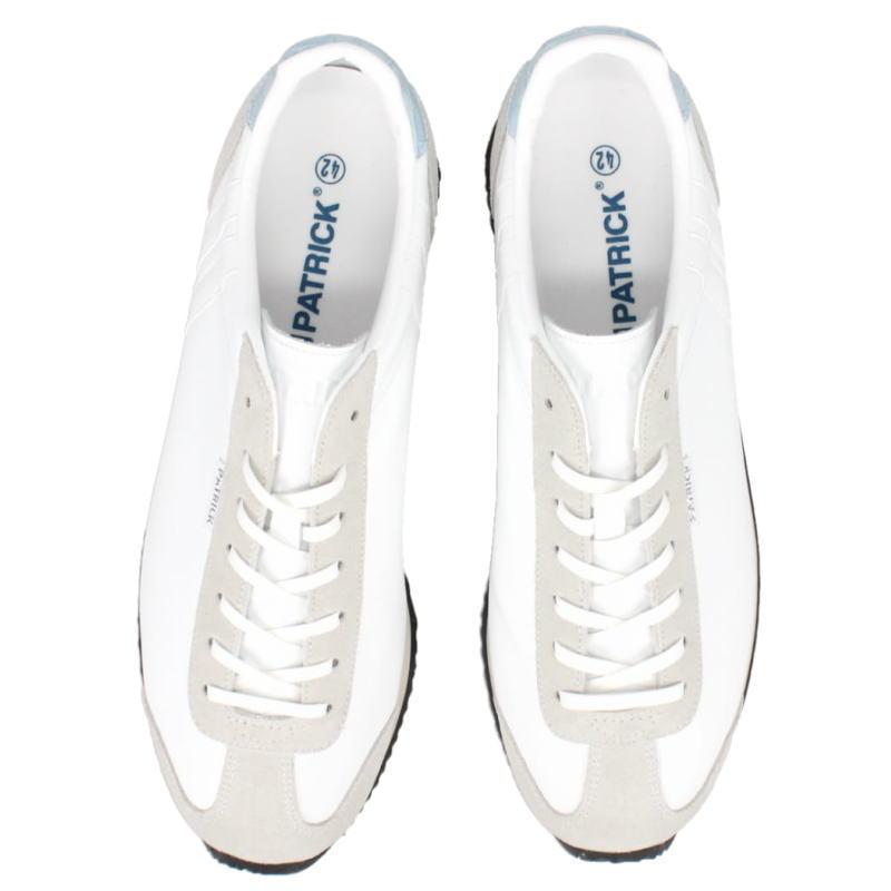 PATRICK（パトリック） 防水スプレー吹きかけサービス 交換返品送料無料 スニーカー ネバダ エナメルクロコ NEVADA-EC ホワイト WHT 506130 : すにーかー倉庫 ...