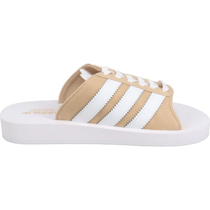 adidas 交換送料片道無料 アディダス サンダル ガゼルビーチスライド GAZELLE BEACH SLIDES マジックベージュ ...