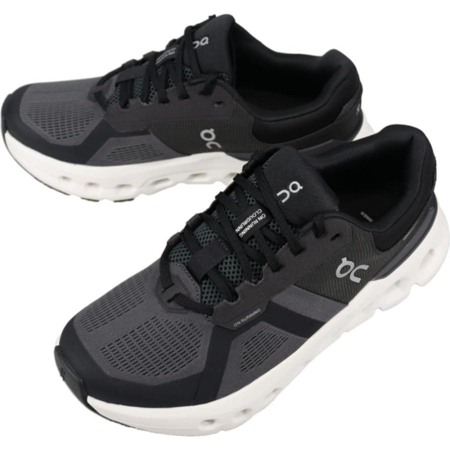 On 交換送料片道無料 オン スニーカー メンズ クラウドランナー 2 Cloudrunner イクリプス/ブラック 3ME10140264 ...