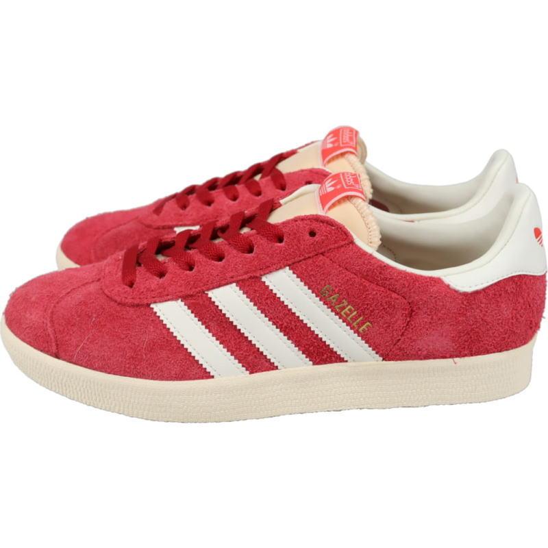 adidas 交換送料片道無料 アディダス スニーカー ガゼル GAZELLE チームビクトリーレッド/オフホワイト/クリームホワイト ...