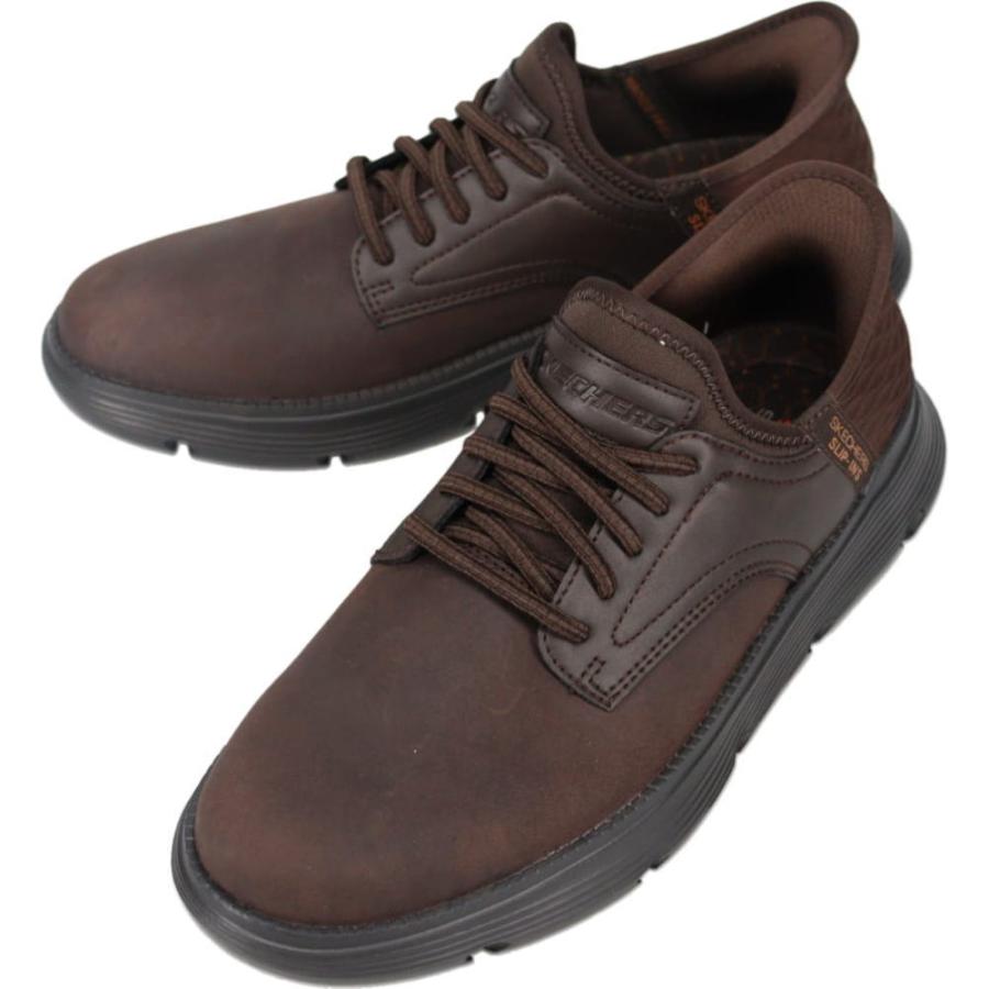 SKECHERS スケッチャーズ スニーカー スリップインズ ガルザ ガービン GARZA GERVIN チョコレート 205046 CHOC ...
