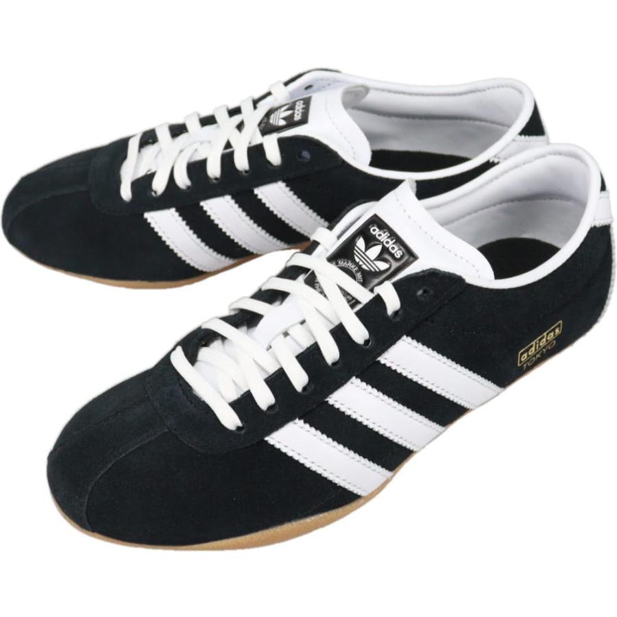 adidas（アディダス） スニーカー トーキョー ウィメンズ TOKYO W コアブラック/フットウェアホワイト/ガム JI0183 ...