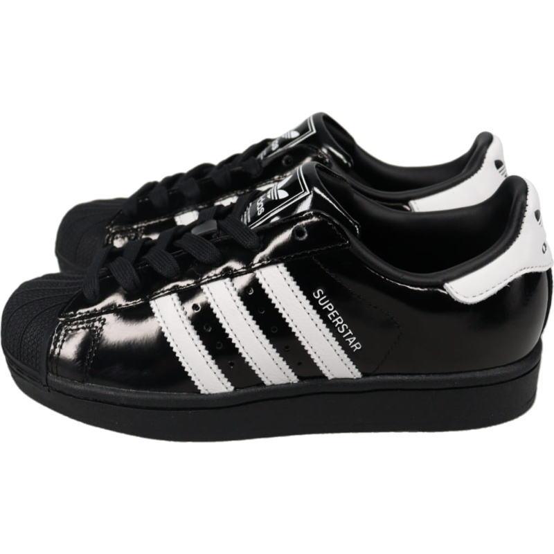 adidas（アディダス） スニーカー スーパースター 2 ウィメンズ SUPERSTAR II W コアブラック/フットウェアホワイト/コア ...