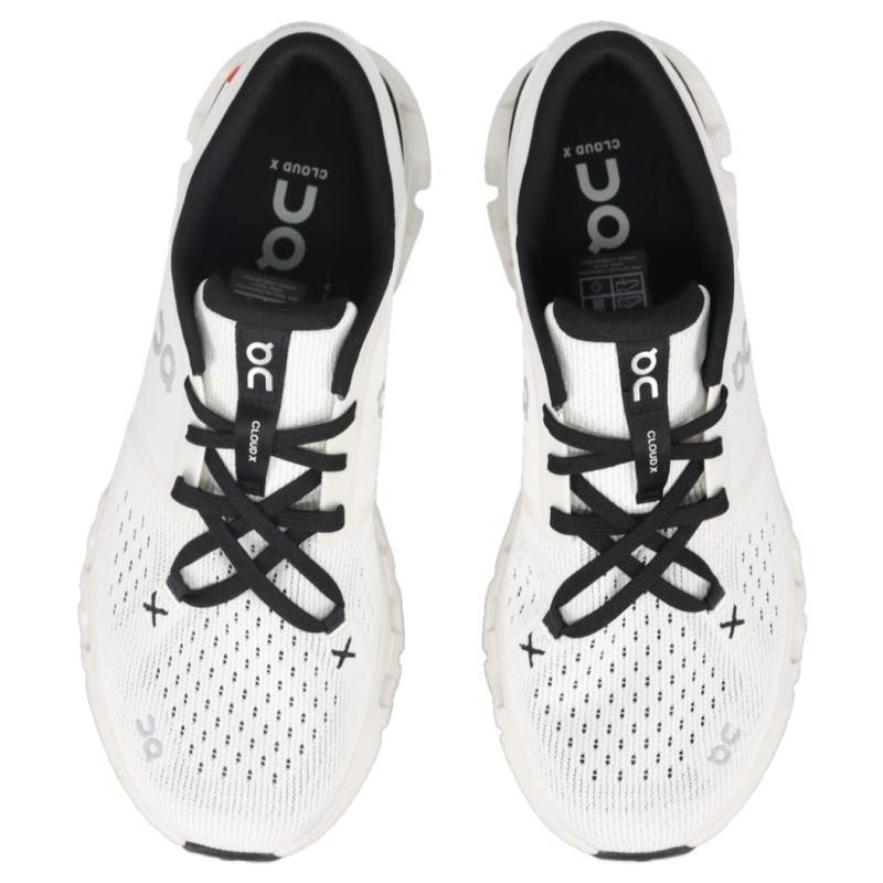 On（オン） スニーカー メンズ クラウド エックス 4 Cloud X 4 アイボリー/ブラック Ivory/Black ...