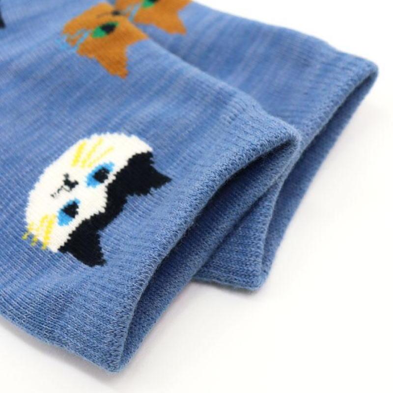 stample 子供 スタンプル 靴下 ネコばっかり ショートソックス 3足組 73131 A : すにーかー倉庫 - 通販 - Yahoo!ショッピング