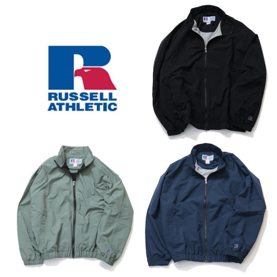 ラッセル アスレティック RUSSELL ATHLETIC ナイロン トレーニング ウォーム アップ ジャケット NYLON TRAINING WARM UP JACKET ブラック ネイビー セージグリーン RC-25749 ラッセル アスレティック ナイロン トレーニング ウォーム アップ