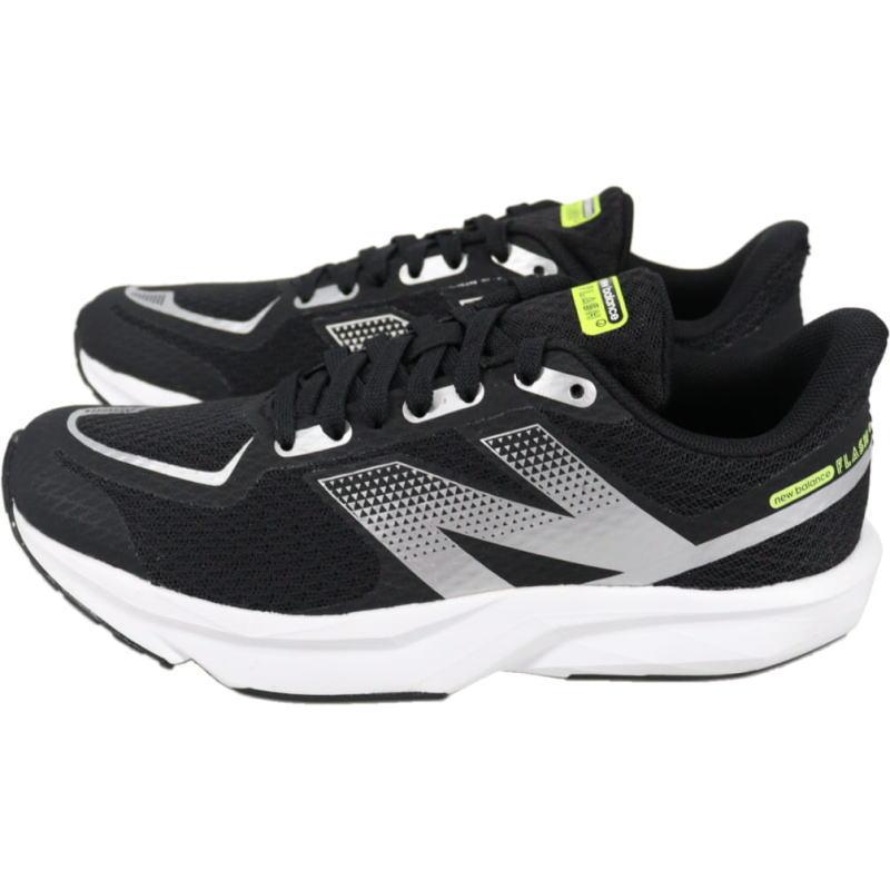 New Balance（ニューバランス） スニーカー Flash v7 Lace GFLSJ 2JX ブラック NB 103 ホワイト ...