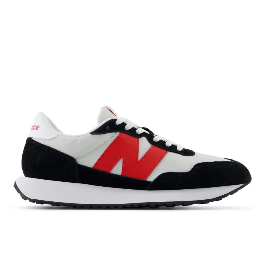 New Balance ニューバランス new balance MS237 MCR(ブラック/レッド) 横幅D メンズ レトロ ランニング シューズ スニーカー 運動靴 男性 紳士靴 NB ...