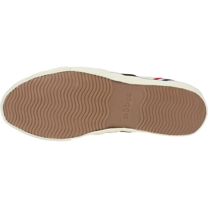 mobus 交換送料片道無料 モーブス スニーカー エッセン ESSEN クリーム/ダークブラウン/フランス M-1838-13FR ...