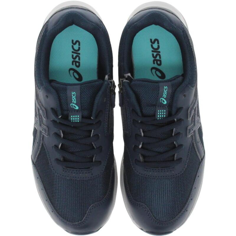 ASICS 交換送料片道無料 アシックス ウォーキングシューズ ゲル ファンウォーカー W054 GEL-FUNWALKER ネイビーブルー ...