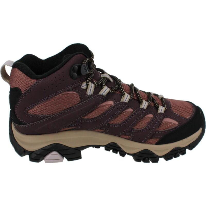 交換送料片道無料 メレル ウィメンズ モアブ3 シンセティック ミッド ゴアテックス バーガンディ/バールウッド J500184 MERRELL（メレル） 交換送料片道無料 ウィメンズ モアブ3