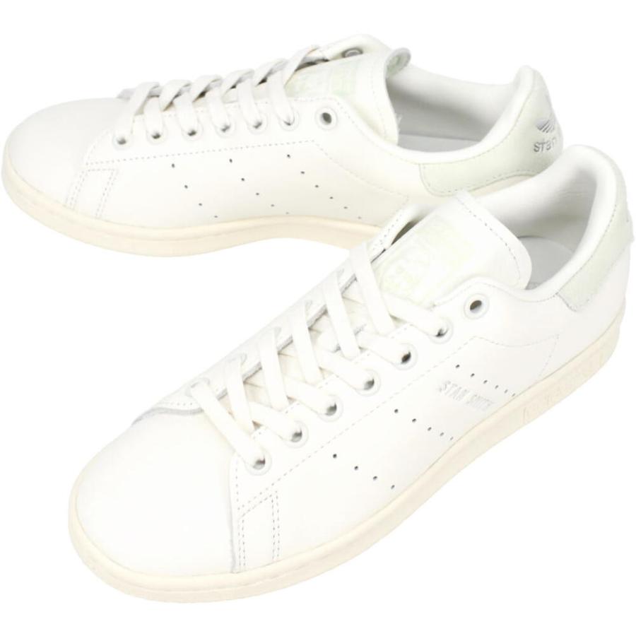 adidas 交換送料片道無料 アディダス スニーカー スタン スミス ウィメンズ STAN SMITH W コアホワイト/リネングリーン ...