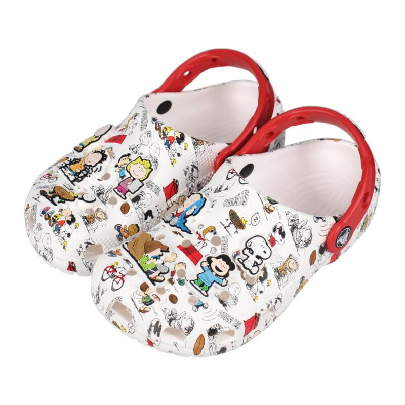 crocs 交換送料片道無料 子供 クロックス サンダル ピーナッツ クラシック クロッグ キッズ PEANUTS CLASSIC CLOG ...