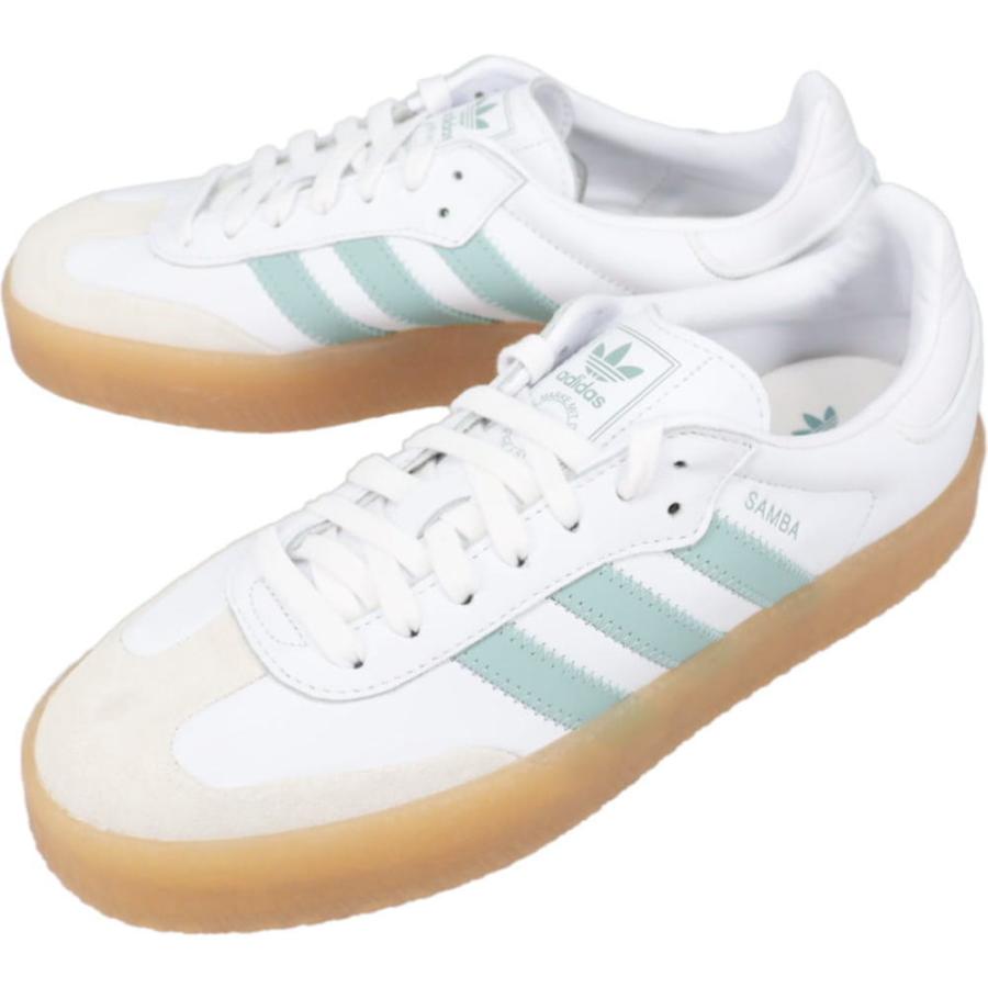 adidas（アディダス） スニーカー サンベエ W SAMBAE W フットウェアホワイト/ワンダーブルー/オフホワイト JP5609 ...