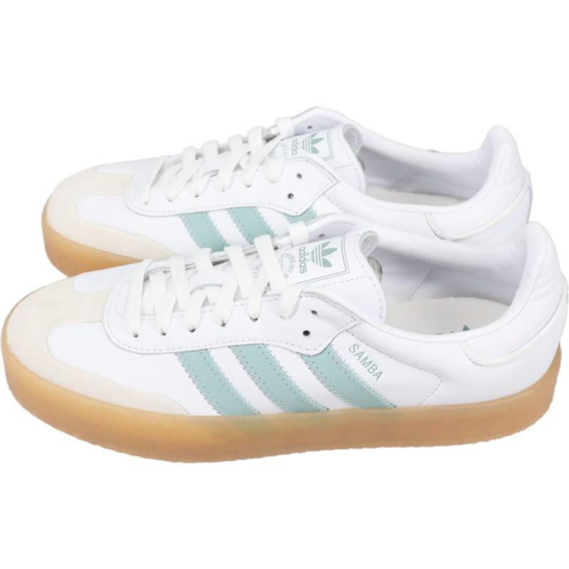 adidas（アディダス） スニーカー サンベエ W SAMBAE W フットウェアホワイト/ワンダーブルー/オフホワイト JP5609 ...