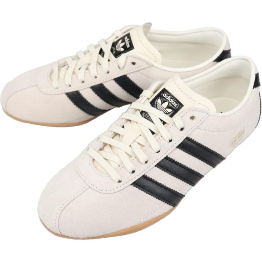 adidas アディダス スニーカー トーキョー ウィメンズ TOKYO W オフホワイト/コアブラック/ゴールドメタリック JI0182 ...