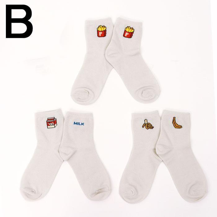 子供 スタンプル stample 靴下 ワンポイント ショートソックス 3足組 73141 A B : 10064997 : えびす屋 すにーかー倉庫 - 通販 - Yahoo!ショッピング