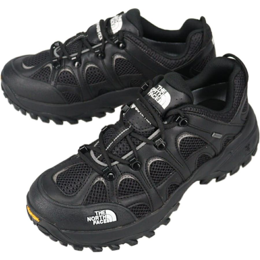 ノースフェイス THE NORTH FACE スニーカー ヘッジホッグ RVST ゴアテックス Hedgehog RVST GORE-TEX TNFブラック/TNFホワイト NF02541 ...