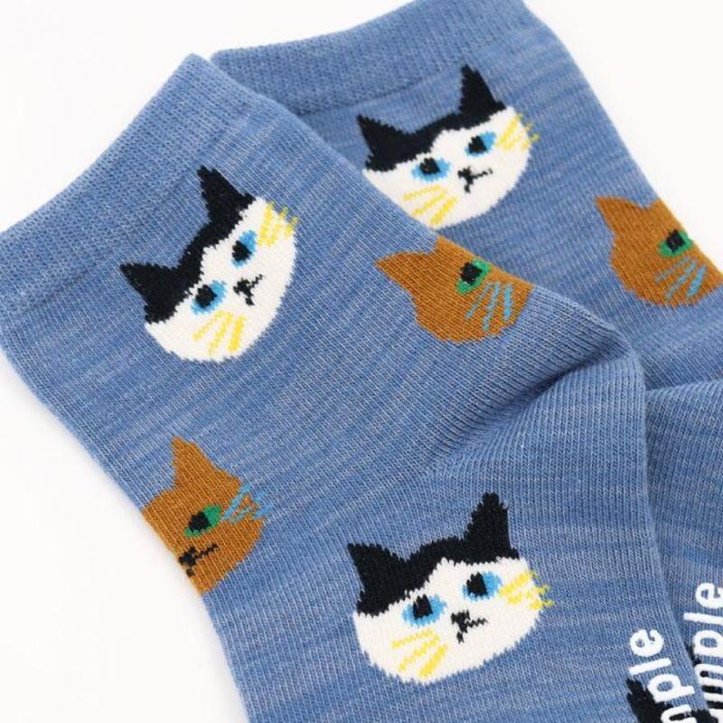 stample 子供 スタンプル 靴下 ネコばっかり ショートソックス 3足組 73131 A : えびす屋 すにーかー倉庫 - 通販 - Yahoo!ショッピング