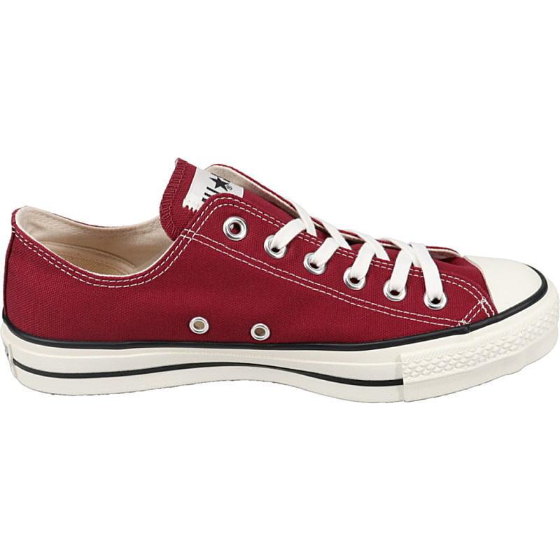 CONVERSE コンバース スニーカー キャンバス オールスター J OX CANVAS ALL STAR バーガンディー BURGUND ...