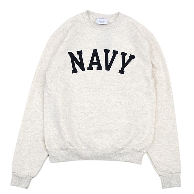 Champion 「USNA 」 ARCHED NAVY CREWNECK SWEATSHIRT OATMEAL CS1220 チャンピオン ネイビー アーチ クルー スエット オートミール ...