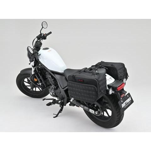 HenlyBegins（ヘンリービギンズ） 40707 DAYTONA デイトナ DHS-43 振り分けサイドバッグ 左右セット 18L＆18L ブラック : グリーンテックYahoo ...