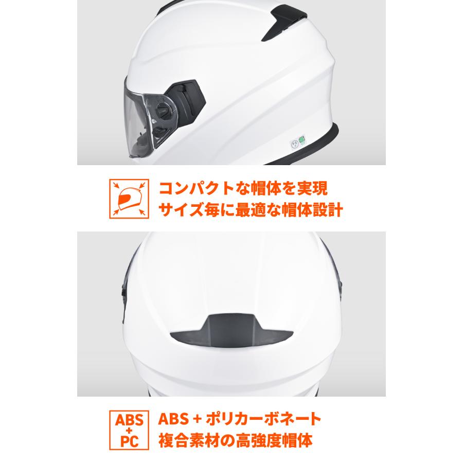 46489 DAYTONA デイトナ DN-002CP ホワイト Mサイズ デイトナオリジナルヘルメット : 46489 : グリーンテック ...