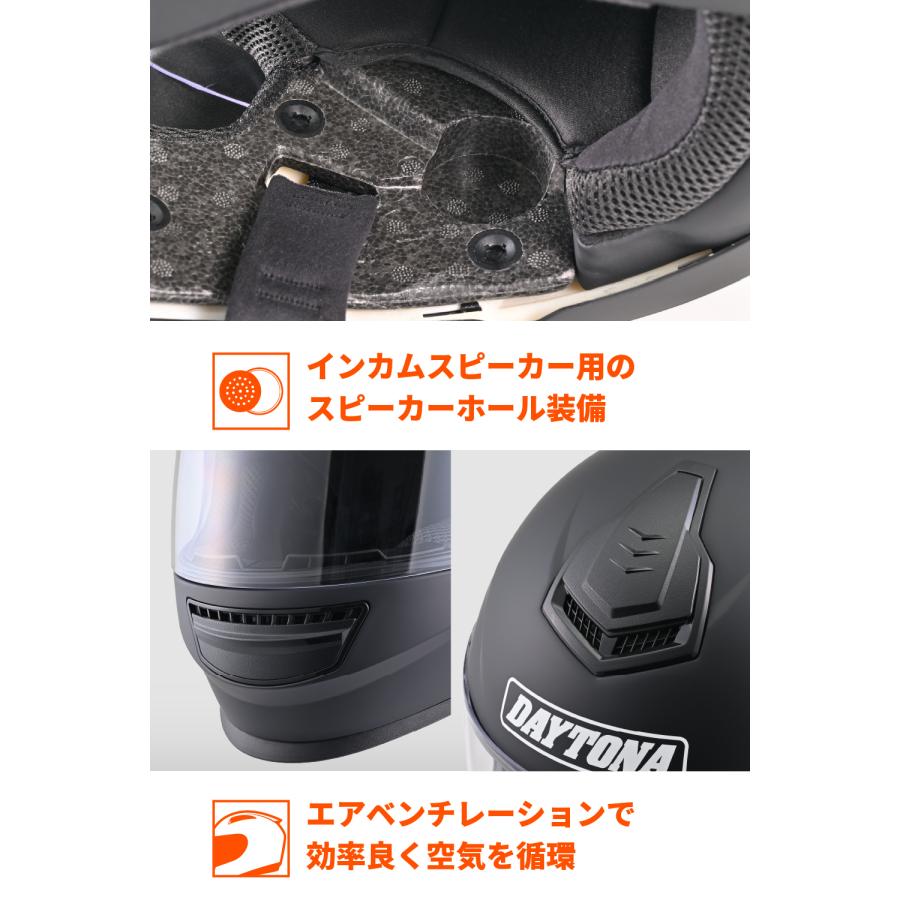 46523 DAYTONA デイトナ DN-003NM マットブラック Lサイズ デイトナオリジナルヘルメット : 46523 : グリーンテックYahoo!ショッピング店 - 通販 ...