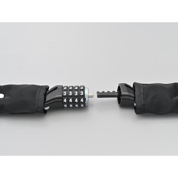 【メーカー欠品 2月上旬入荷】48414 デイトナ ストロンガーチェーンロック ダイヤルタイプ Φ8 1.0m DAYTONA : 48414 ...