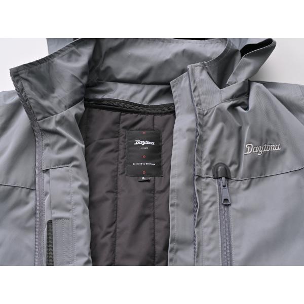 DAYTONA（デイトナ） 48550 DAYTONA DJ-013 ウインターウインドブレーカー ライトグレー Mサイズ : グリーンテック ...