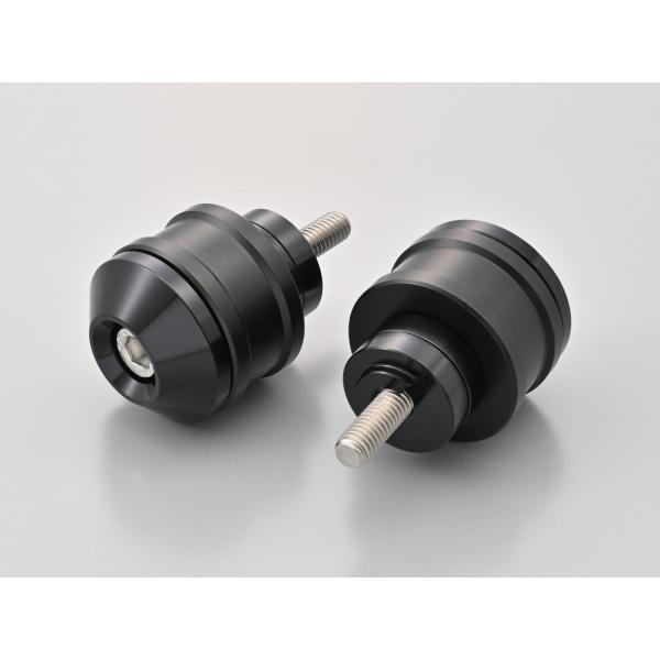 DAYTONA（バイク用品） 49213 DAYTONA デイトナ アルミビレット ミドルウエイトバーエンド ハイディッシュ ブラック ...