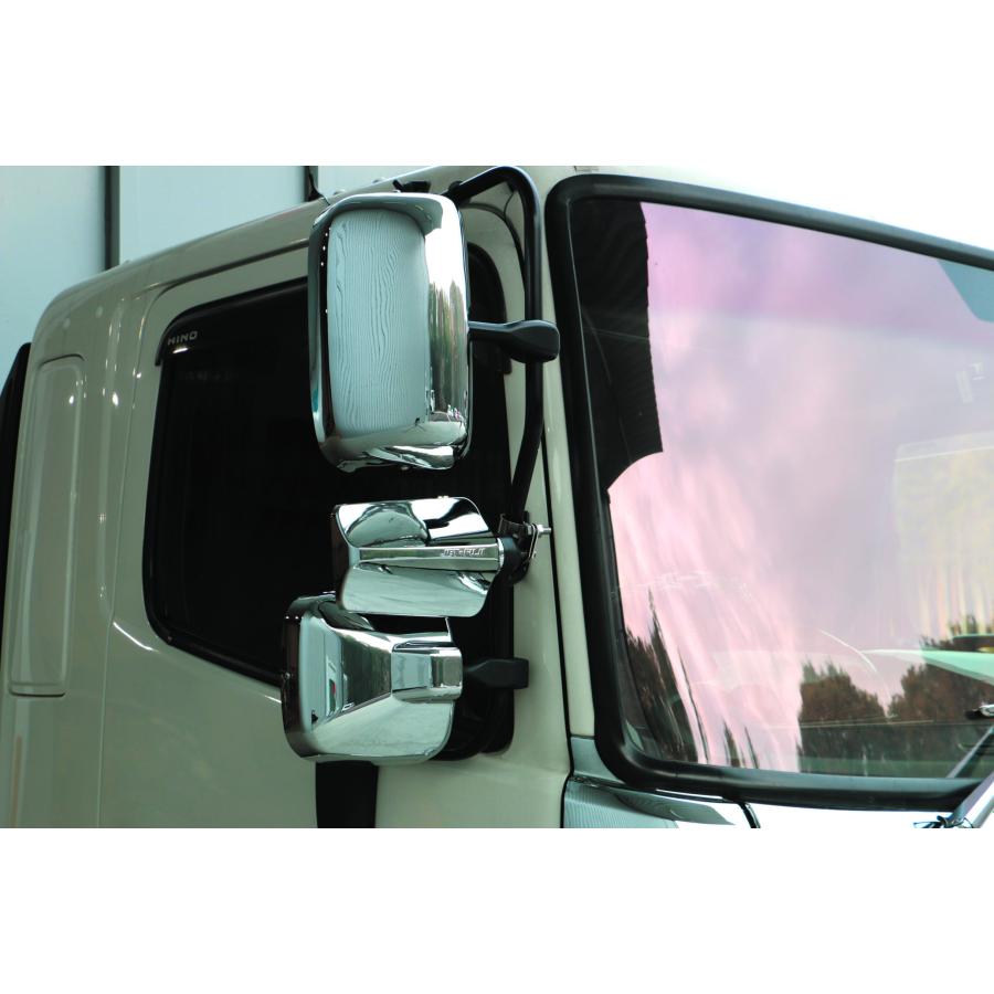 ジェットイノウエ 501432 バックショットミラー FUJI 大 メッキ 角型 平面ミラー ショートステー JETINOUE : グリーンテックYahoo!ショッピング店 - 通販 ...