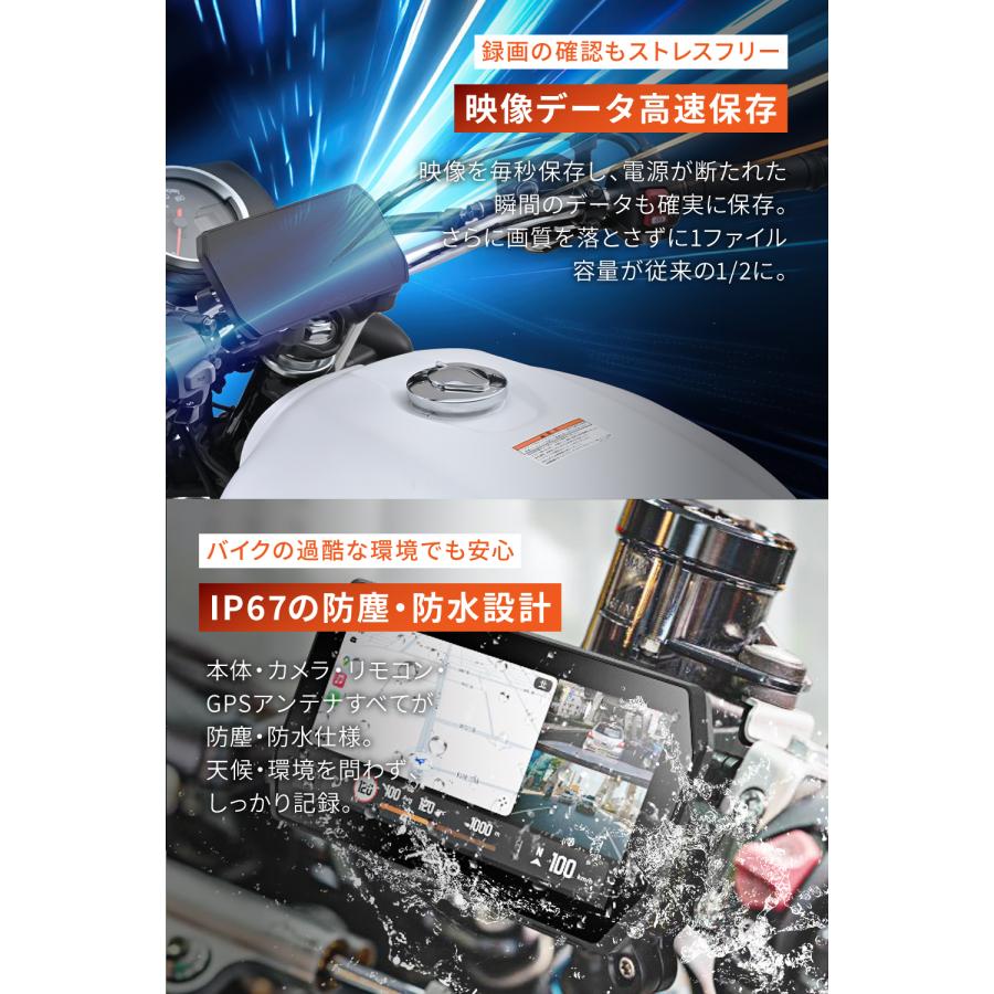 DAYTONA（デイトナ） 61612 スマートモニターダッシュカム MIO MK50 SMART MONITOR DASH CAM 前後2 ...