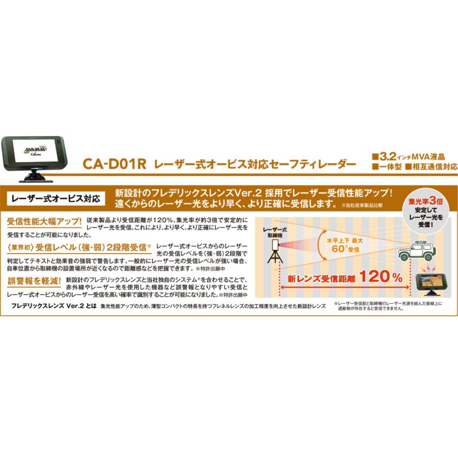 セルスター x DAMDコラボモデル 【CA-D01】ジムニー乗り必見 コラボモデル専用色 CA-D01D(前後2カメラ)/CA-D01R(レーザー式オービス対応レーダー) : ca-d01 ...
