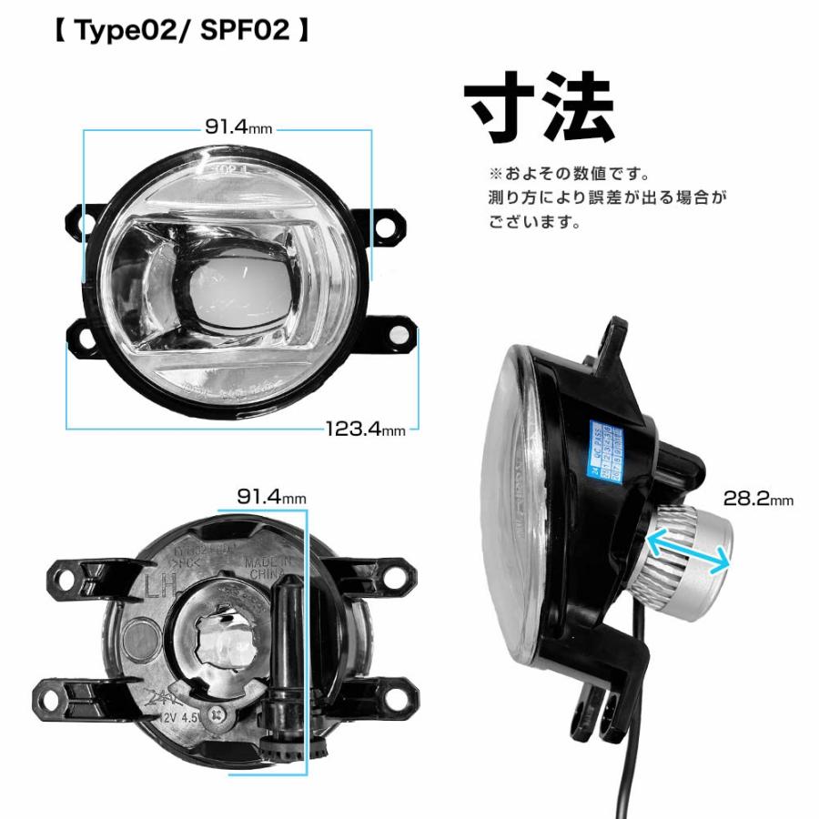 SPHERE LIGHT（スフィアライト） SPF02 プロジェクターフォグランプユニット Type02 純正フォグ交換 L1B 車検対応 ...